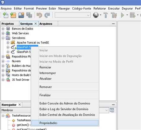 TDSI Configurando o GlassFish para trabalhar JTA JPA parte Alex Sandro Valério