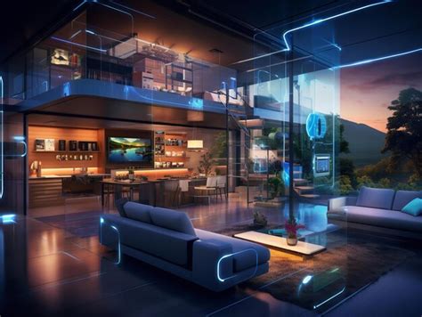 Premium Photo Seamless Smart Home Automation AI Generated