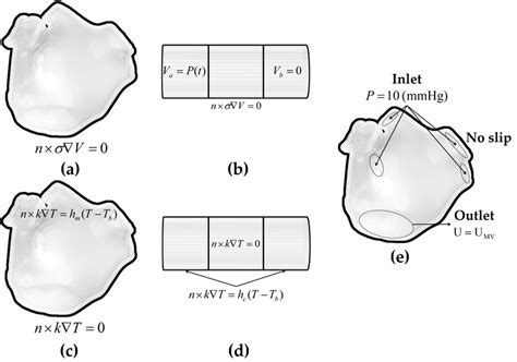 The Electrical Boundary Conditions Thermal Boundary Conditions And