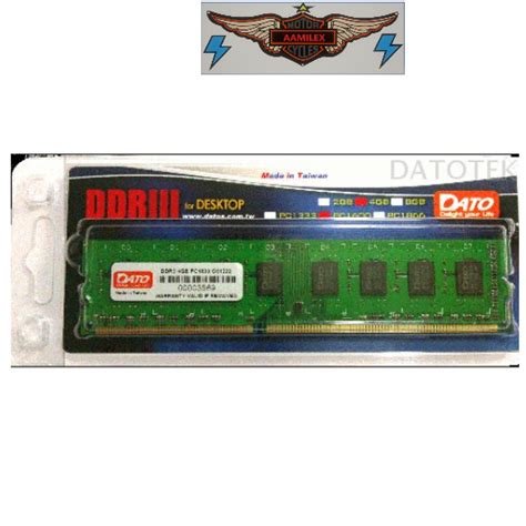 Ram Ddr3 1600mhz 4gb Dato Lazada Ph