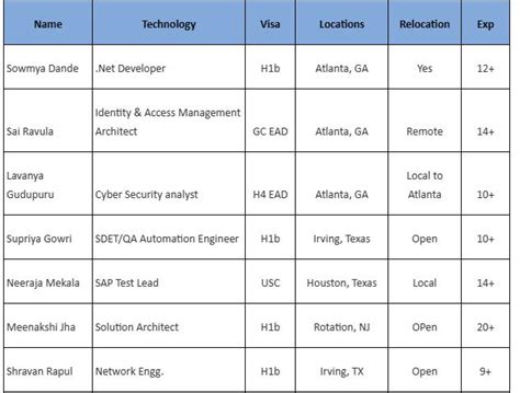 C2c Roles Net Developer Jobs Hotlist Cyber Security Analyst Sdetqa Usa Staffing Usa Jobs