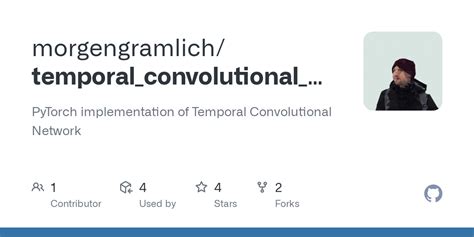 Github Morgengramlichtemporalconvolutionalnetwork Pytorch Implementation Of Temporal