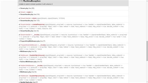 RuntimeException When Providing Google Cloud Storage Stream Wrapper