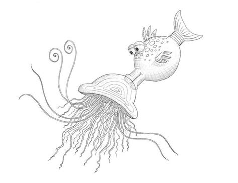 Dibujos De Medusas Para Colorear Y Pintar