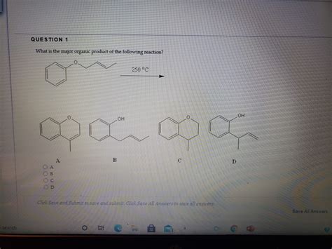 Solved QUESTION What Is The Major Organic Product Of The Chegg
