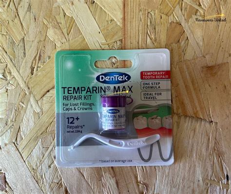 Temparin Max: DenTek Dental Repair Kit Rating and Review