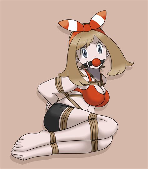 Rule 34 Arms Tied Behind Back Ass Ball Gag Bike Shorts Black Shorts