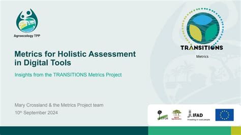 Metrics For Holistic Assessment In Digital Tools Insights From The