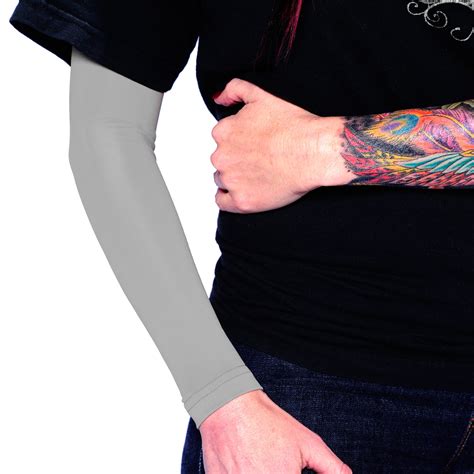 Silver Full Arm Sleeves Ways To Cover Up Tattoos Tat2x
