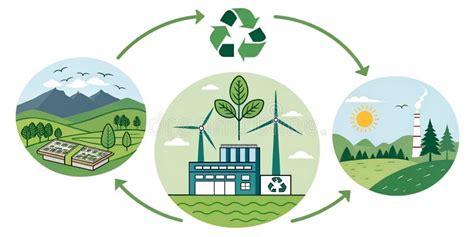 Circular Economy Promoting Green Energy And Sustainability In Nature