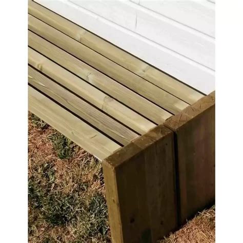 Banquette Publique Bois Banc Jardin Public Mobilier Urbain