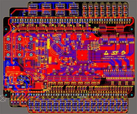 【p101】stm32f407运动控制板 八路脉冲 通讯 模拟量 pcb图 原理图 电子电路 索炜达电子
