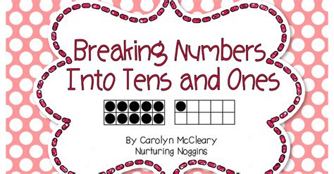 Breaking Numbers Into Tens And Ones Pdf Kindergarten Math Activities Teen Numbers Tens And Ones