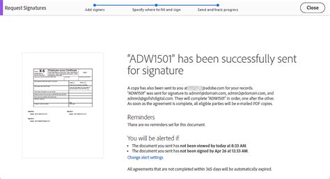 Send Documents For Signature Adobe Acrobat Reader