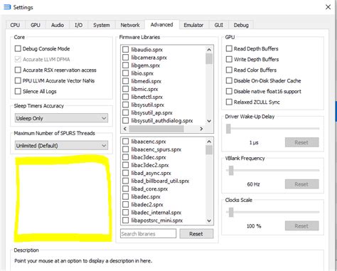 RPCS3 Forums RCPS3 Configuration Some Missing Options In My Emulator Version