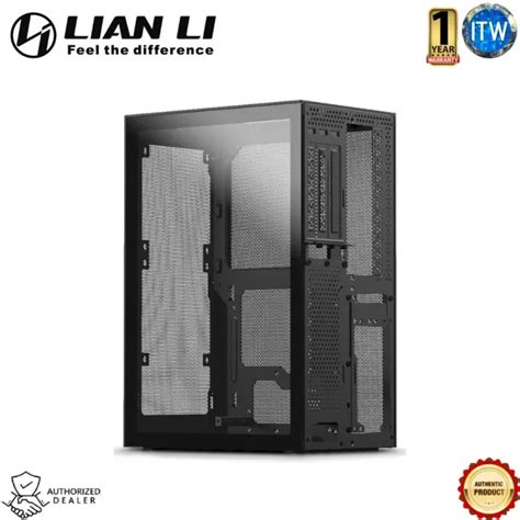 Lian Li Ssupd Meshlicious Mini Itx Tg Pc Case Bk Pcie 3 0 Riser Ssu Meshli Bk Lazada Ph