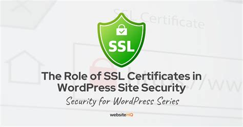 Ssl Certificates And Wordpress