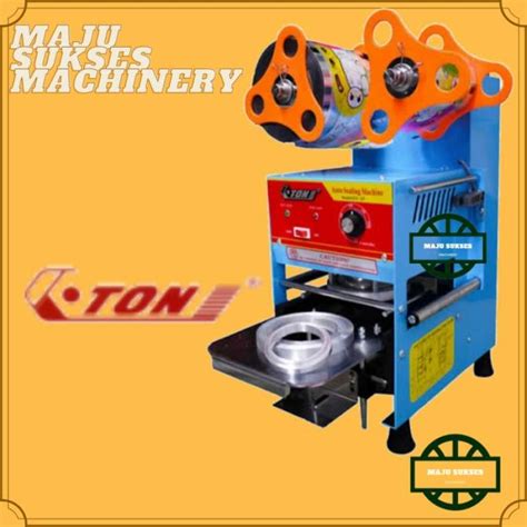 Promo Cup Sealer Plastik Eton Et A9 Alat Press Semi Otomatis Kemasan