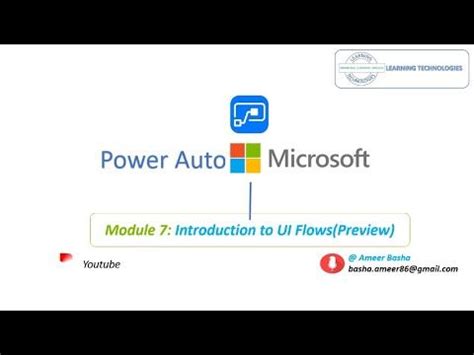 Microsoft Power Automate Tutorials Module 7 Introduction To UI