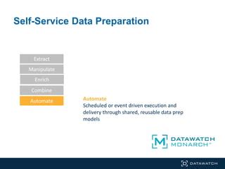 Self Service Data Preparation For Tableau Users PDF Databases Computer Software And