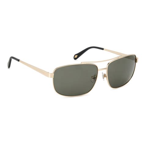 Fossil Fos 2130 G S Cgs Qt Matte Light Gold Sunglasses Man