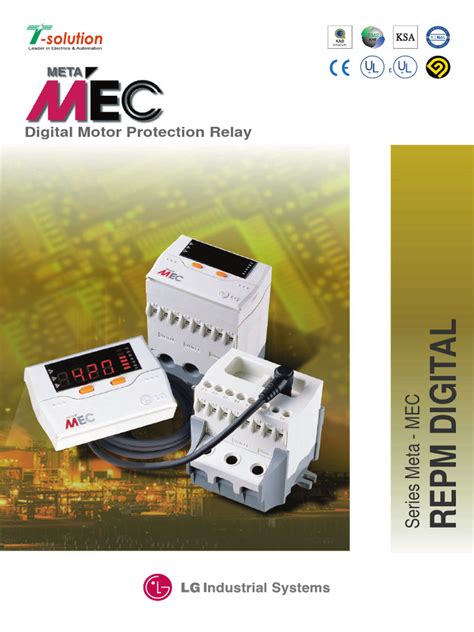 Digital Motor Protection Relay Catalog Pdf Alternating Current