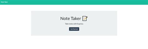 Github Joshuaorlandorchallenge 11 Note Taker Express With Provided