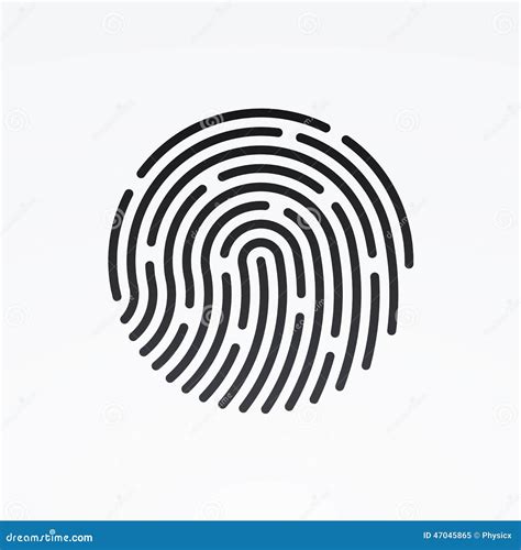 Id App Icon Stock Vector Illustration Of Scanner Identity 47045865