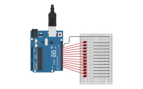 circuit design knight rider tinkercad