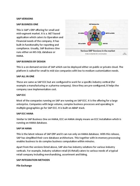 Sap Integration Methods Download Free Pdf Cloud Computing