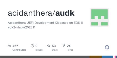 Github Acidantheraaudk Acidanthera Uefi Development Kit Based On