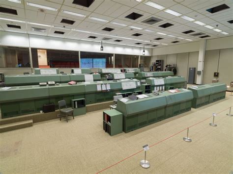 NASA Space Centre Control Room Restoration For Apollo 11 Wallpaper