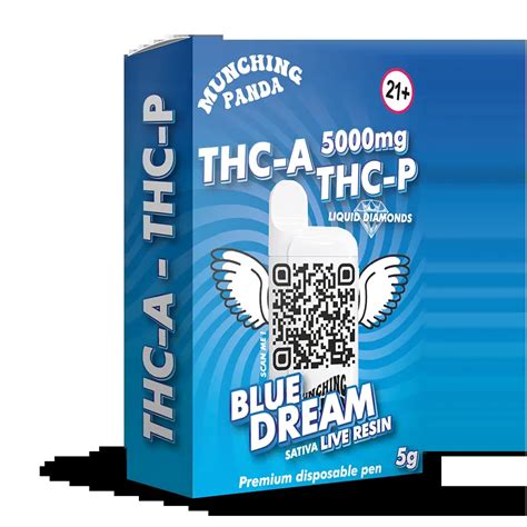 Blue Dream Vape Pen Munching Panda