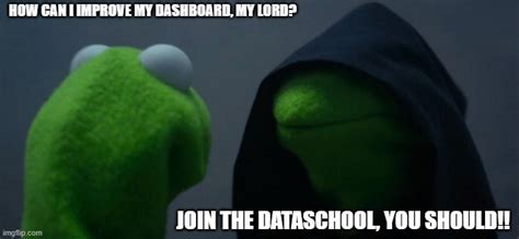 How My Dashboard Have Improved After 4 Months With The Data School Down