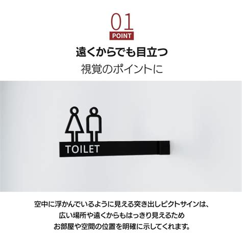 Tp001 ビス留め突き出しピクトサイン Toilet トイレ お手洗い ピクトサイン 文字 両面文字あり ルームサイン ドアプレート サイン