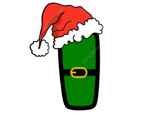 I Alphabet Santa Hat Christmas I Alphabet Santa Christmas Santa Hat Png And Vector With