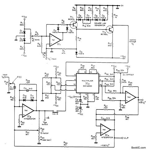 Voltagecontrolledfilter Filtercircuit Basiccircuit Circuit Diagram