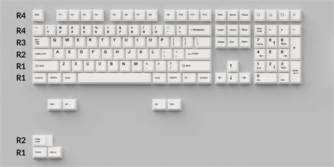 219 Keys Cherry Profile Double Shot Pbt Full Set Keycaps Black On