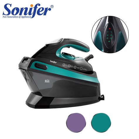 Паровой утюг Sonifer с ЖК-дисплеем, Быстрое нагревание 2400 л, большой ...