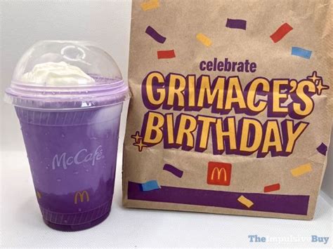 Review Mcdonalds Grimaces Birthday Meal Feat Grimaces Birthday Shake In 2023 Grimace