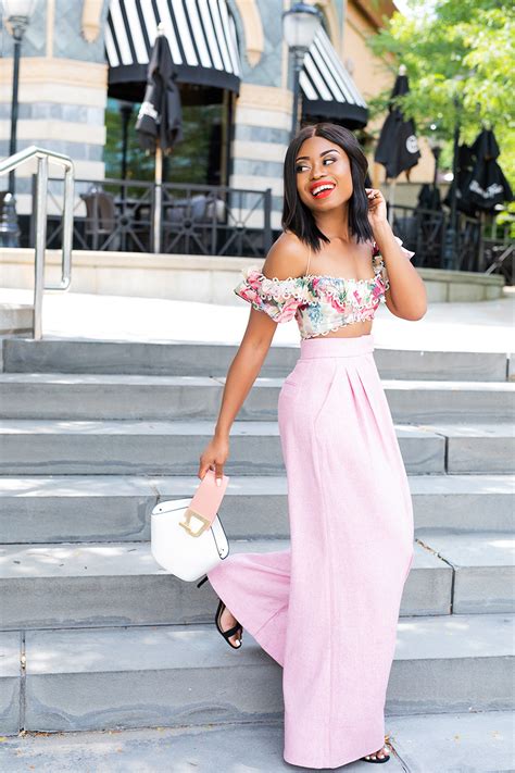 How I Styled Wide Leg Pants And Crop Top Jadore Fashion
