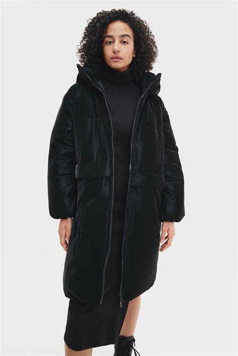 Женская черная куртка HIGH FILLED WIDE PUFFER JACKET Calvin Klein Jeans ...