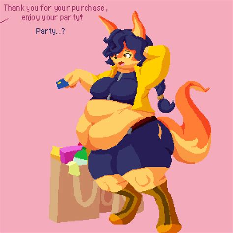 Rule 34 Bbw Big Breasts Breasts Carmelita Fox Fat Fat Ass Female Fox