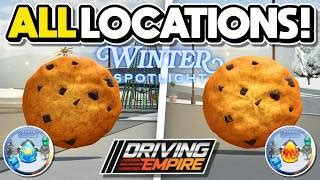 All Cookie Locations In Driving Empire Roblox Winter Spotligh Project