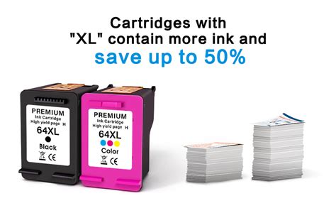 64 Xl 64xl Black And Color Ink Cartridge Combo Pack