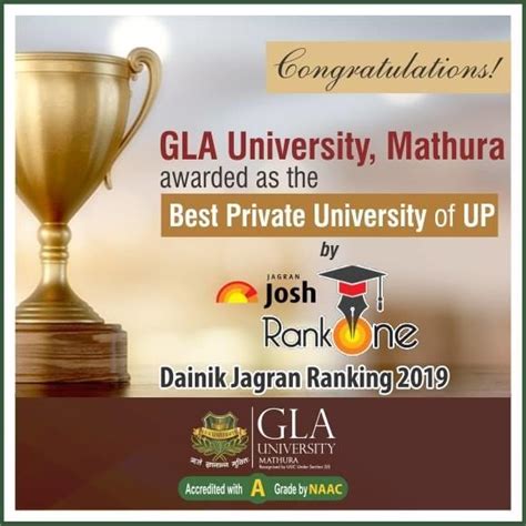 Gla University On Linkedin Bestinthefield Numberoneuniversity