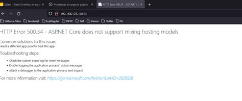 windows server Porque marca error al agregar aplicación en IIS Stack Overflow en español