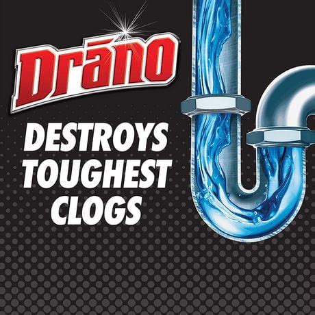 Drano Max Gel Drain Cleaner And Clog Remover Ml Walmart Canada