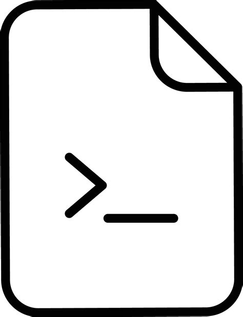 terminal files outline vector illustration icon 36233905 vector art at
