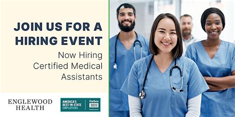 Certified Medical Assistant Hiring Event June 2024 Kandg Career Academy